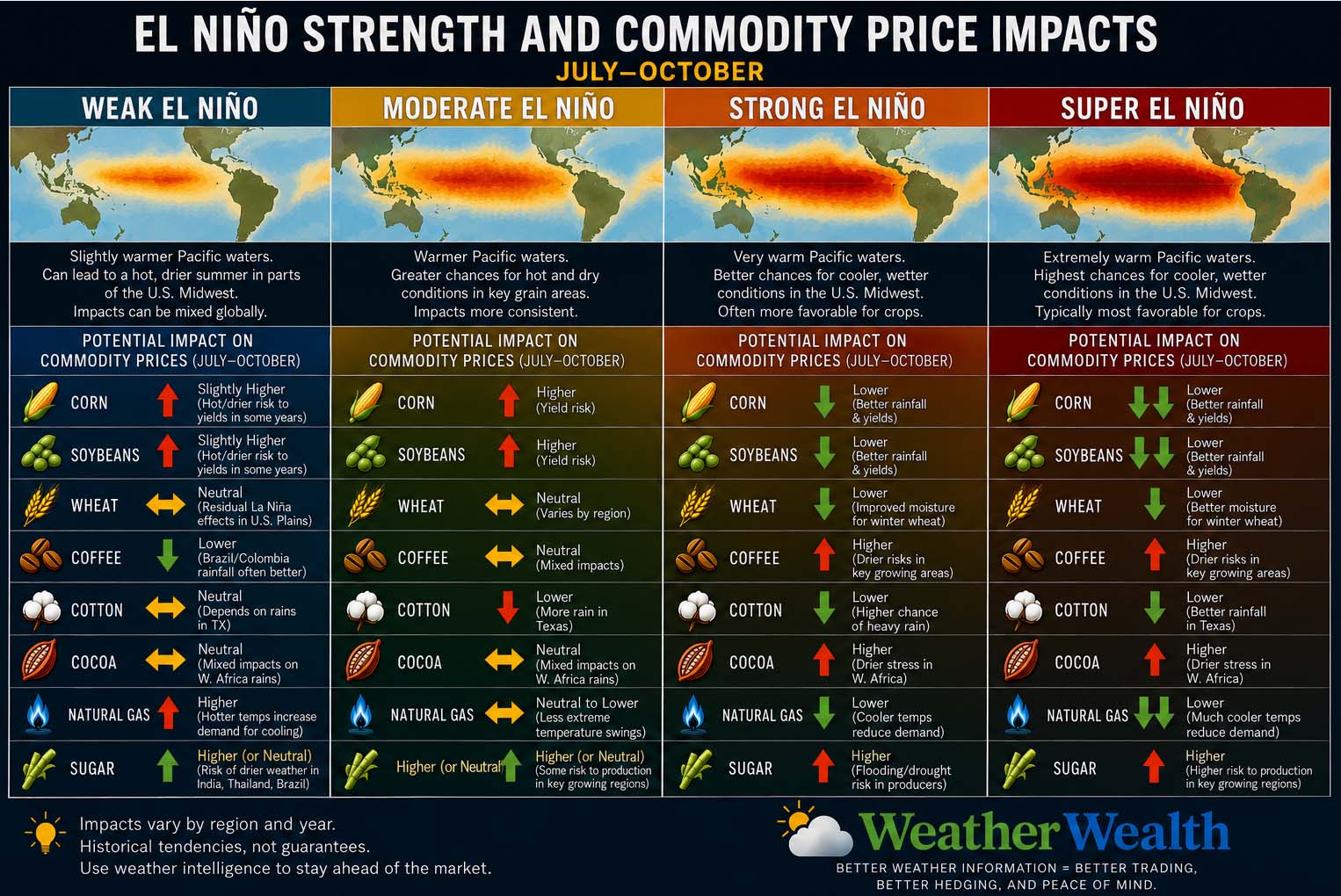 Commodity Trade Ideas - Best Weather, Inc | Jim Roemer
